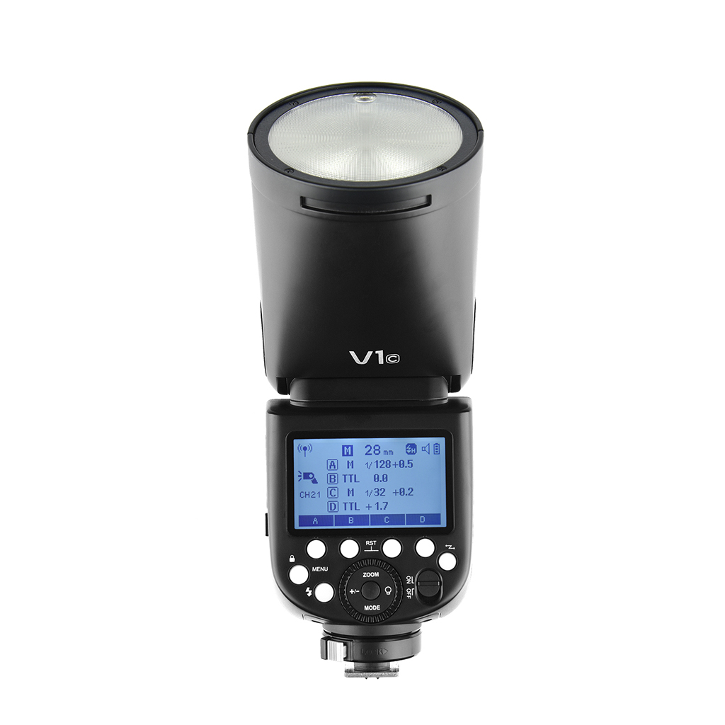 Godox Round head speedlite V1-C for Canon - RANFAUN